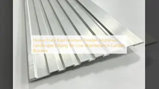 Heavy Duty Aluminum Landscape Edging for Perfect Gardens