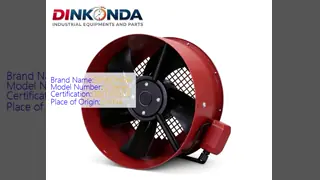 DINKONDA Explosion Proof FRP Axial Fan Industrial Safety