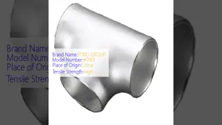Durable Stainless Steel Tee Pipe Fittings for Industry