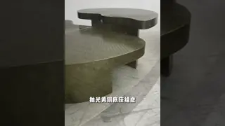 Luxury Stainless Steel Coffee Table for Modern Living Rooms