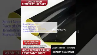 High Temp Fiberglass Tape 550C Heat Insulation Solution