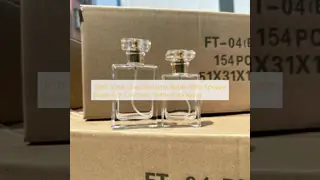 Premium Glass Perfume Bottles 30ml 50ml Cosmetic Packaging