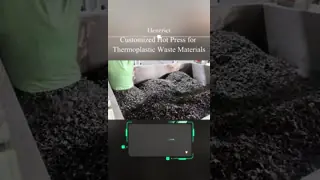 EVA waste molding press machine