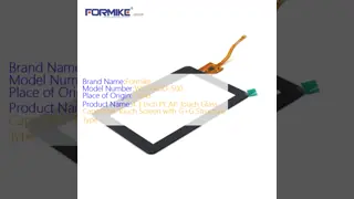 Premium PCAP Touch Screen High Sensitivity G G Structure