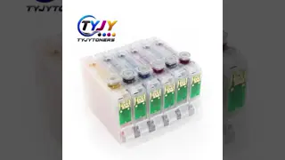 Vivid-toned T0981-T0986 Refillable Ink Cartridge No Air Block Compatible For Epson Photo 1390 R330 T