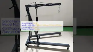 Heavy Duty Engine Hoist Shop Crane for Easy Repairs