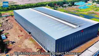 Heavy duty steel structure factory building