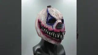 Realistic Pumpkin Skull Latex Mask Making | Creepy Halloween Horror Mask Factory