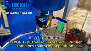 Series TYB-D Coalescing Separation Type Diesel and Kerosene Oil Purifier Showcase