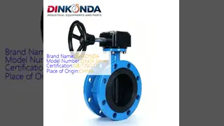DINKONDA GLOBAL Flange Butterfly Valve for Power Plants