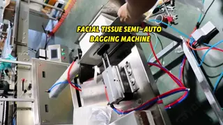 Low Price Facial Tissues Semi-auto Bagging Sealing Machine