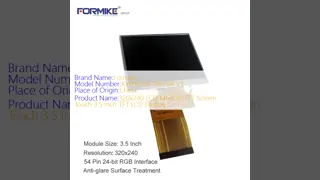 Compact TFT LCD Display Module for Embedded Projects