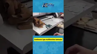 Automatic Continuous Type Multifunction Laminating Machine for Shoe Materials