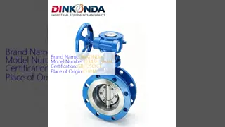 DINKONDA D343H Triple Eccentric Butterfly Valve Solution