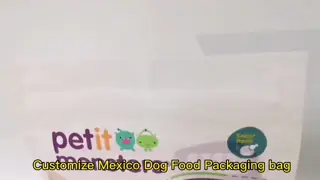 Custom Mylar Stand Up Pouches For Pet Food And Snacks