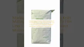 Dust Free Kraft Valve Bags for Industrial Packaging