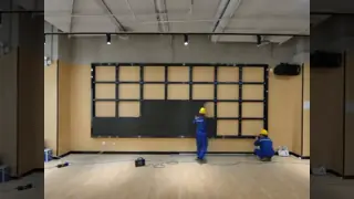 Display screen installation, complete installation video