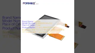 High Brightness 480x272 RGB TFT LCD with Touch Panel