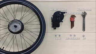 ABSS3708 Public E-Bike Rear Brake Lock Installation