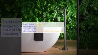 Luxury Brushed Gold Waterfall Tub Filler for Modern Baths