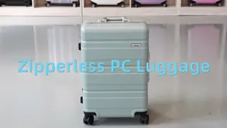 Mint Green PC Hard Shell Spinner Luggage with 360° Wheels