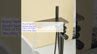 Luxury Brushed Gold Waterfall Bathtub Faucet Upgrade
