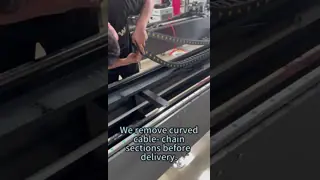 Important Shipping Detail | Remove Curved Cable‑Chain Section