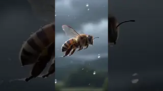 Sudden Downpour! Watch Bees Race Back to Their Hives