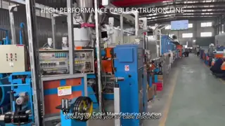 High Speed EV Cable Extrusion Line 110m Min Production