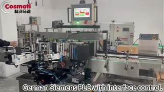 Double-sided + round bottle labeling machine