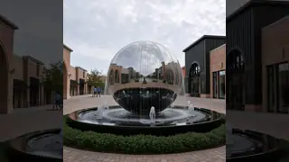 Custom Mirror Polished Sphere Fountain Stainless Steel Sculpture Landscape