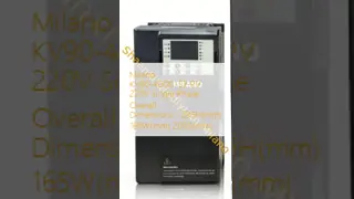 Milano KV90 VFD Solar Drive Single Phase Efficiency