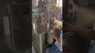 Semi-automatic bov aerosol filling machine