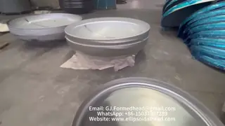 ASME Polished Stainless Steel Dished Heads for Food Water Chemical Storage Tanks