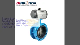 DINKONDA Industrial Butterfly Valve High Performance Solution