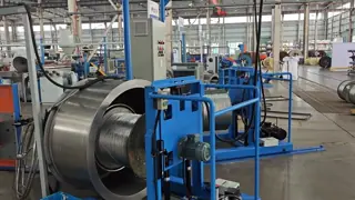 Double-Station Stainless Steel Pay-off Barrel Machine