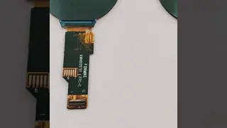 Round LCD display