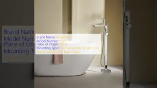Luxury Waterfall Bathtub Faucet with Built In Storage Shelf