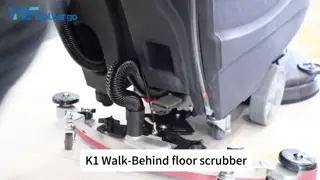 K1 Self-Propelled Commercial Floor Scrubber in Action