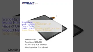 10 Inch 1280x800 IPS Touch Screen LCD Module Review