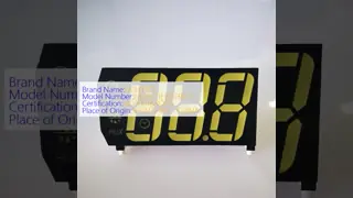 Custom Triple Digit LED Display for Refrigerator Control