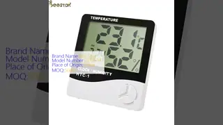 Apiculture Thermometer for Beehive Temperature and Humidity Measurement -50°C to 70°C 10%RH to 99%RH White