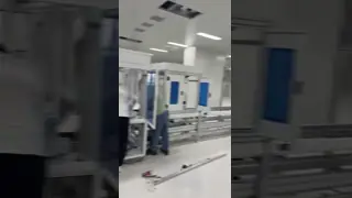 Clean Room Double Speed Chain Conveyor Automated Assembly Production Line Display