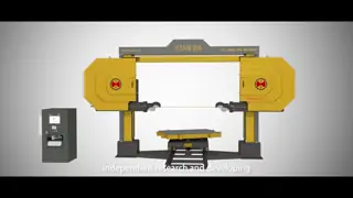 5 Axis CNC Diamond Wire Saw Machine Processing Stone Column & 3D Special Shape | Xianda Discovery 5