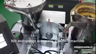 Automatic Paint Pen Nib and Sponge Assembly Machine