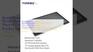7 Inch IPS Touch Display 1024x600 RGB Module Review