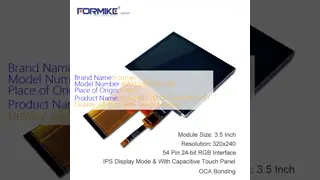 Compact IPS Touch Display Module for Industrial Projects