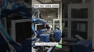 1.2+1.2mm Cold-Rolled Steel Sheets Are Precisely Robotically Laser Welded