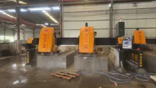 BLMM-1800-2D Dual beam bridge type linear cutting and milling machine
