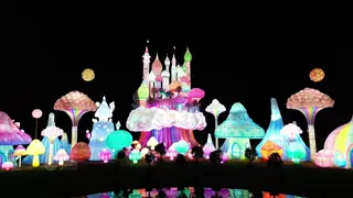 Large Fantasy Wonderland Festival Lantern Set For Outdoor Family Night Event
